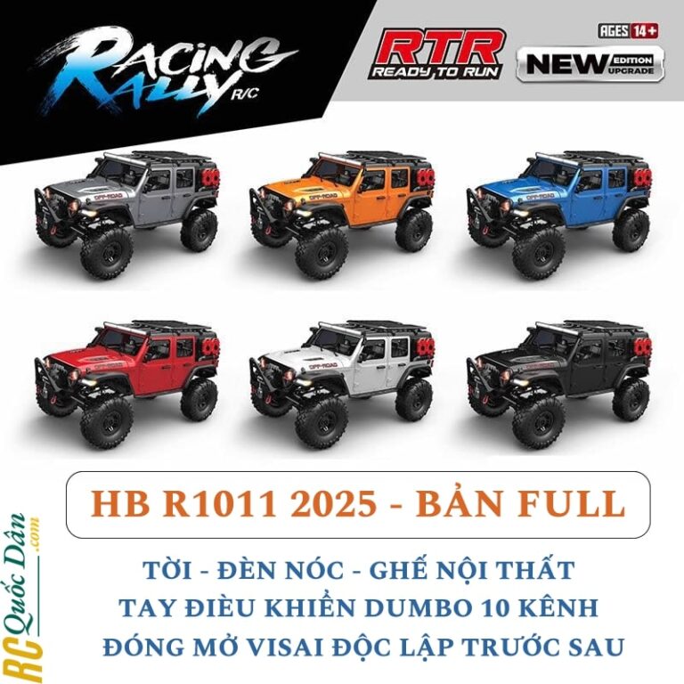 Xe địa hình HB R1011 Maximum - bản Full (đầy đủ) mới nhất - RC Quốc Dân ...